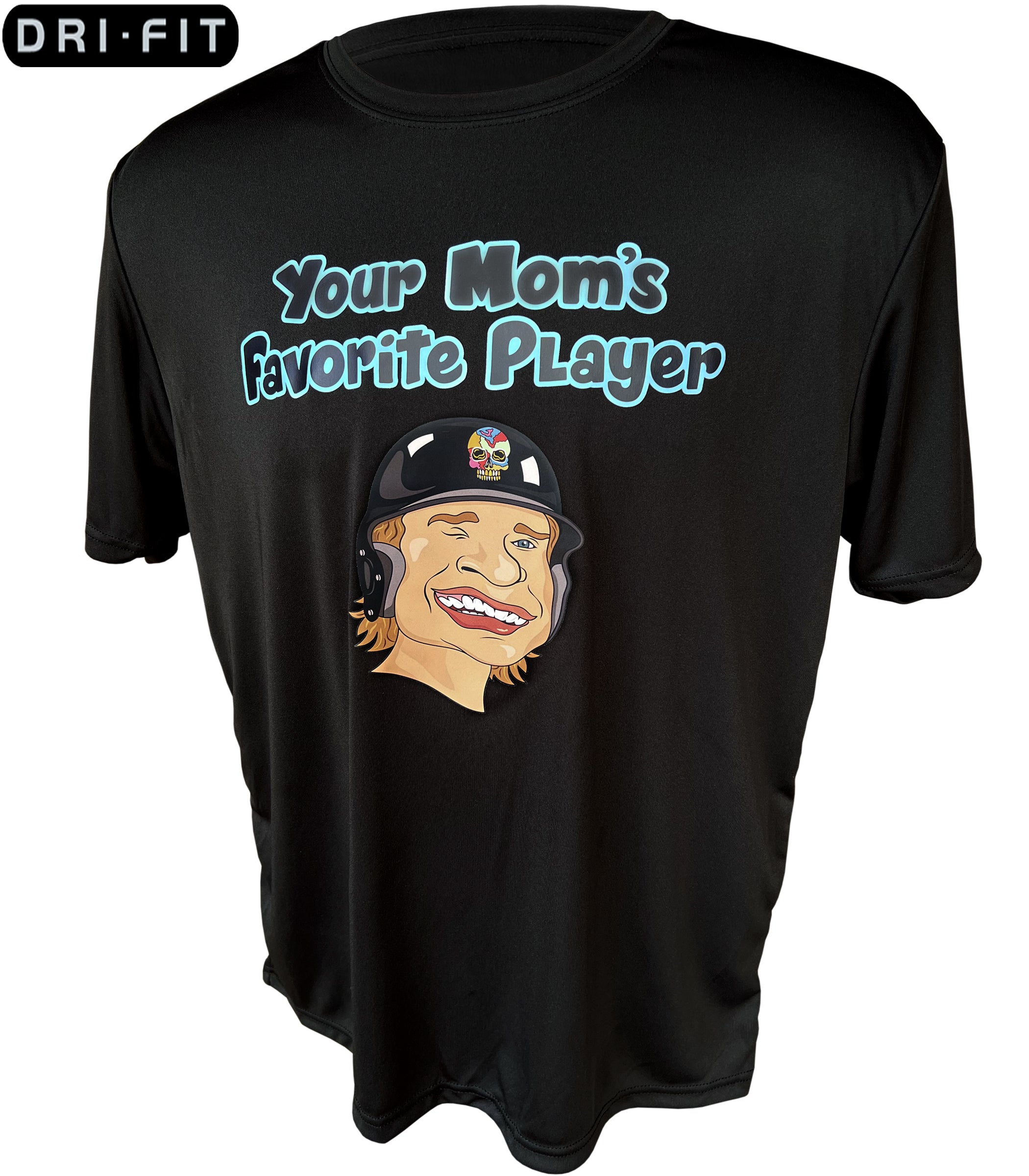 Your Mom's Favorite Player Dri-Fit T-shirt Black – JameyGreen.com
