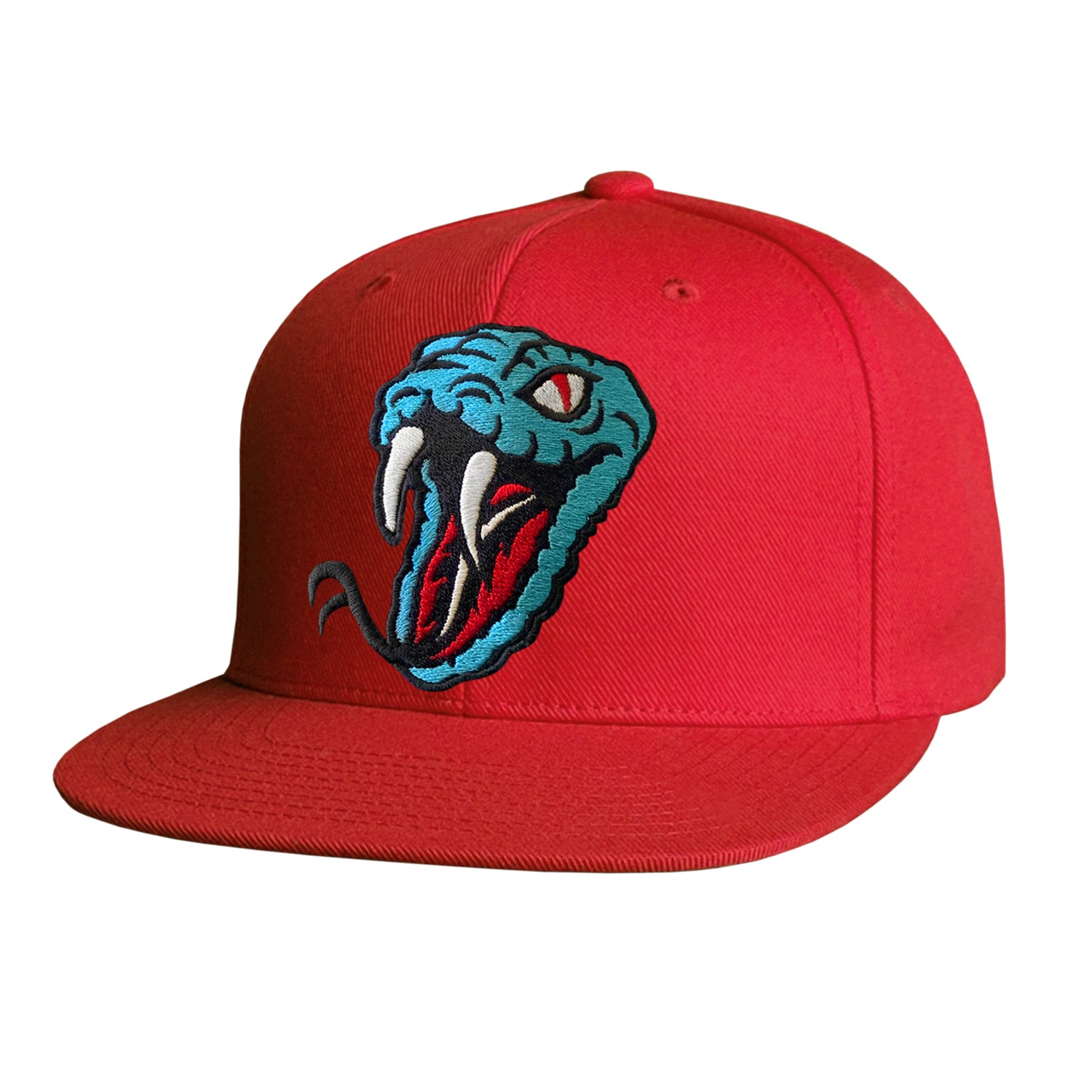 Snake Red Snapback – JameyGreen.com